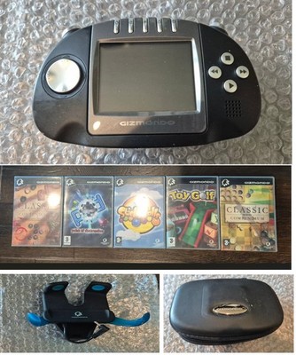 Gizmondo Original Handheld Console with 5 games and accessories ...