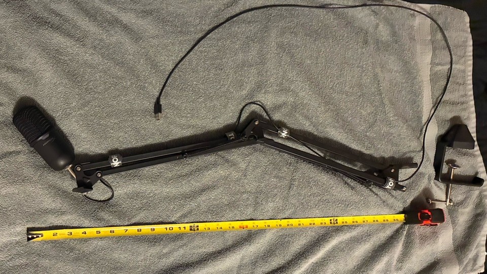 Hyperx SoloCast USB Gaming Microphone w/ Adjustable Black 26 inch Mount | eBay