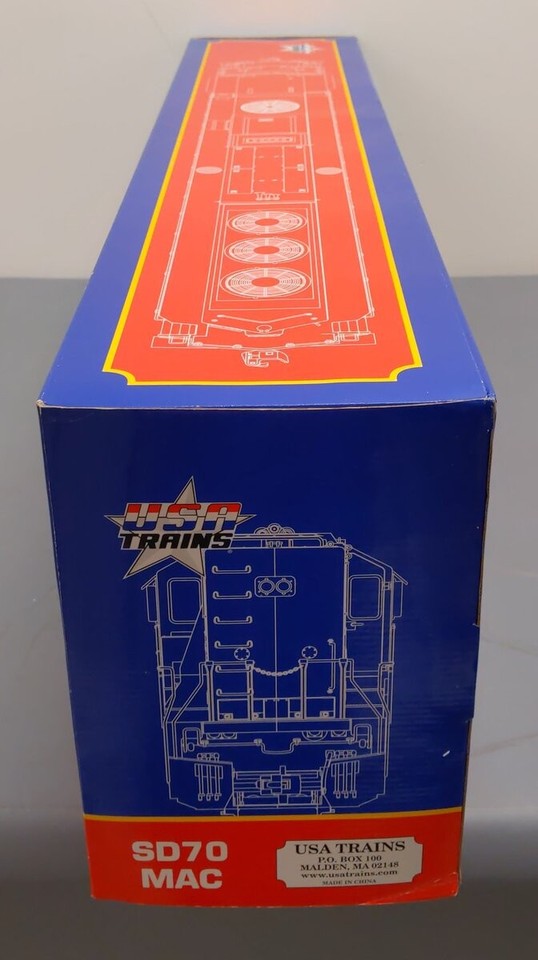 USA Trains R22607 G Gauge CSX SD70 MAC Blue/Gray Diesel Locomotive #715 ...