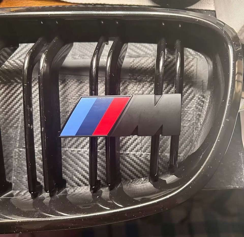 For BMW M Badge Car Front Grille Badge Emblem | eBay