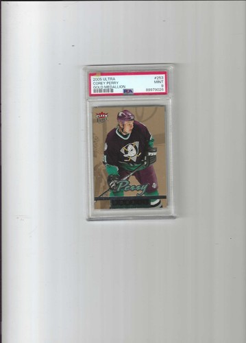 READ AD FIRST CAREFULLY-2005 COREY PERRY ULTRA FLEER #253 PSA 9 TRADING ...