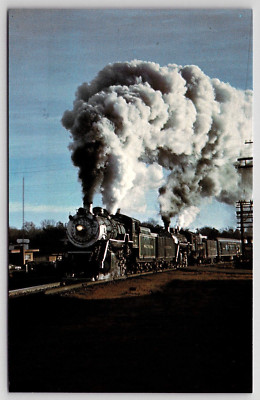 Locomotive Train Smoke Southern 722 and 630 Scenic Track View Chrome ...
