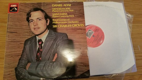 DANIEL ADNI - MENDELSSOHN PIANO CONCERTO No1 RLPO GROVES ASD 3208 - LP ...