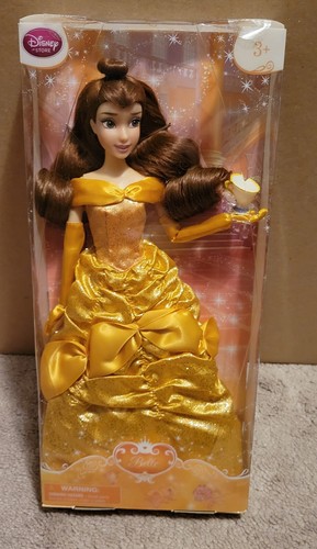 Disney Princess Belle Classic Doll 12" Collection with Chip Figure NIB ...