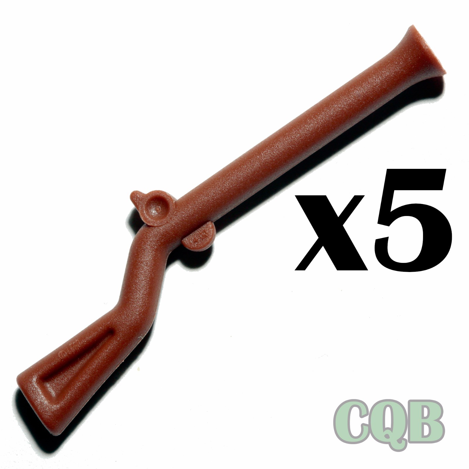 NEW LEGO - Weapon - gun - Musket Reddish Brown x 5 - Pirate Flintlock ...