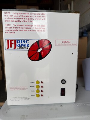 JFJ disc repair machine UK plug (not the cheaper JFJ easy pro) | eBay UK