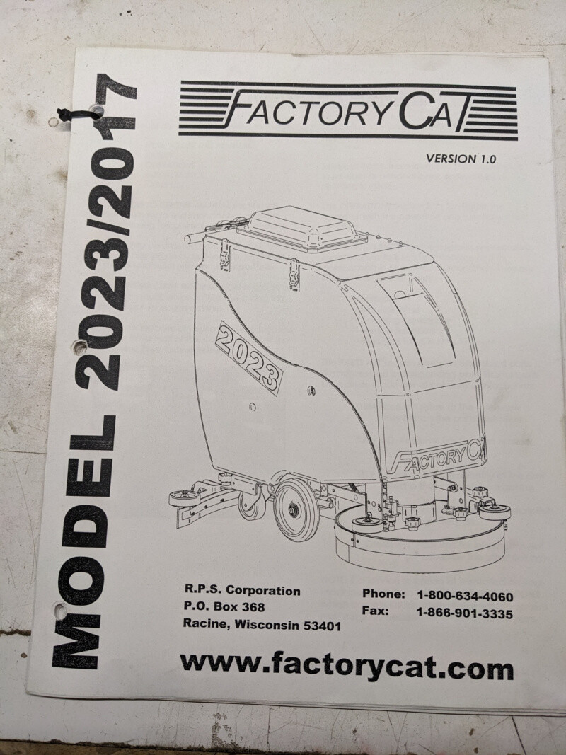 FACTORY CAT OPERATOR SERVICE PARTS LIST MAINTENANCE BOOK DIAGRAMS MODEL ...