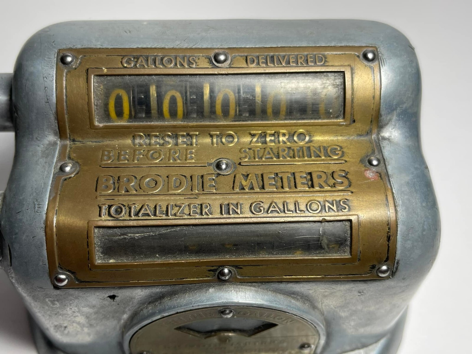 Vintage Brodie Meter Totalizer In Gallons | eBay