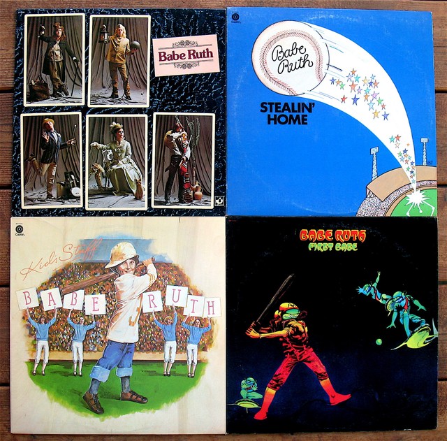 BABE RUTH-Lot Of 4 Rock Beautiful Albums-BABE RUTH & FIRST BASE On ...