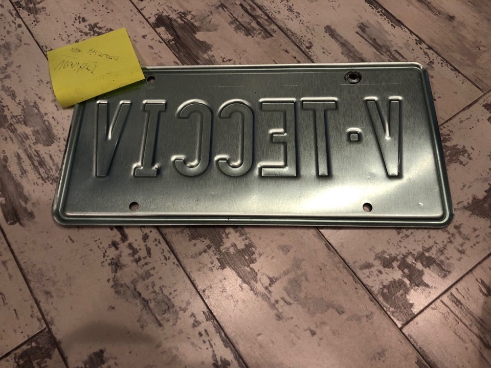 2004 Maine Vanity License Plate V-TECCIV - VTEC Civic SI Turbo Engine ...