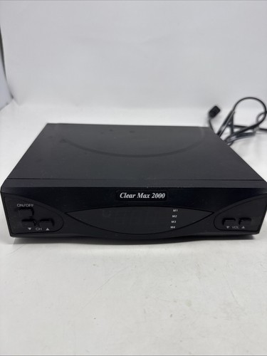 Vintage CATV Cable Converter Box Clear Max 2000 With Remote Tested ...