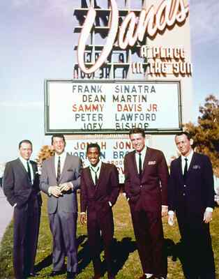 The Rat Pack Dean Martin Frank Sinatra Sammy Davis Jr 13x19 Glossy ...