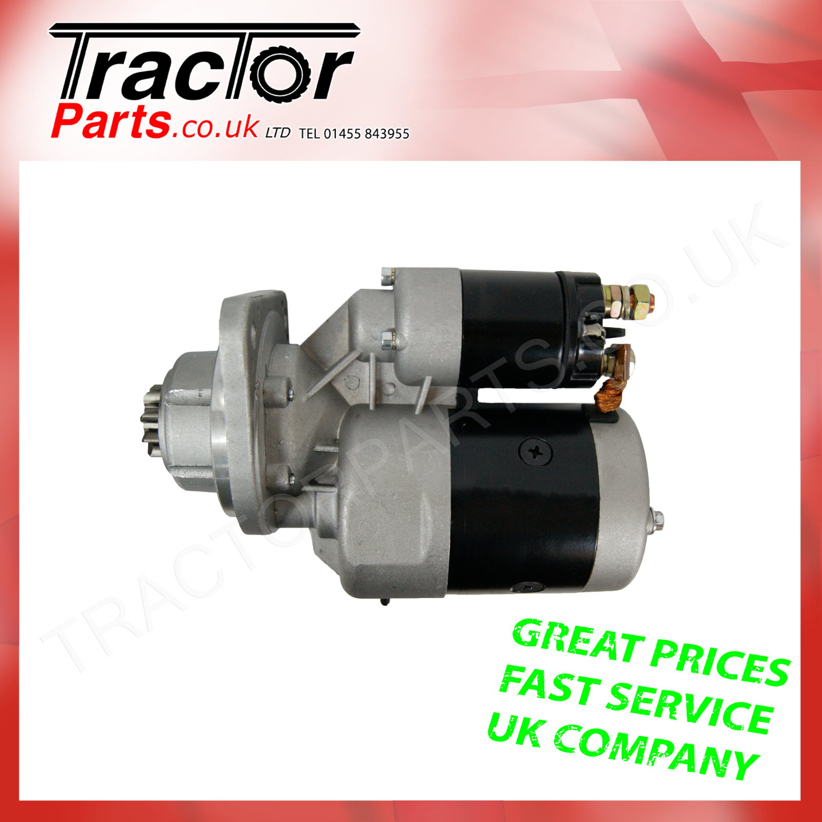 Hi Speed Gear Reduction Starter Motor for 856XL 956XL 1056XL Case ...