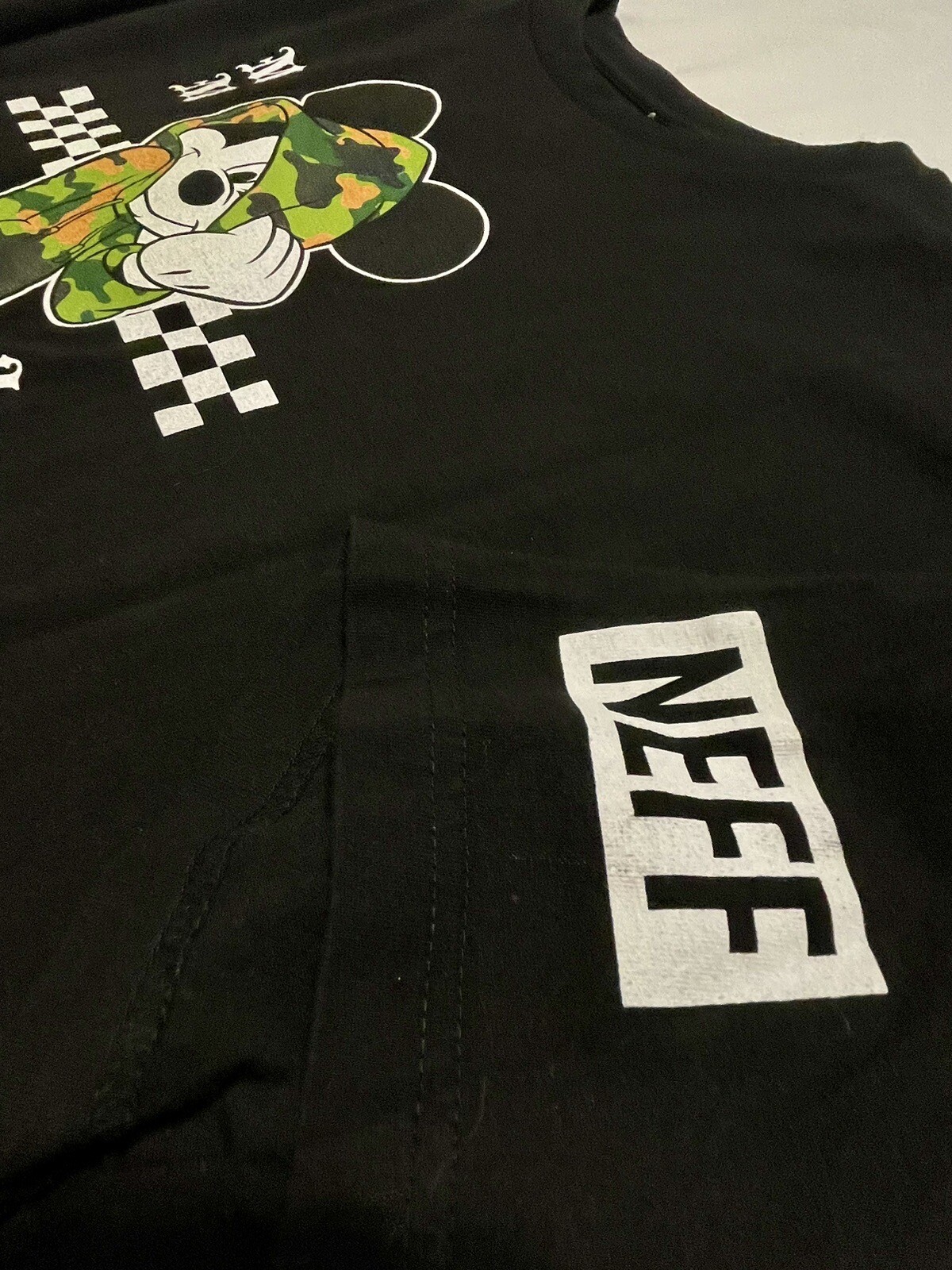 Neff X Disney Men's Mickey Mouse in Camo Hoodie Sweat… - Gem