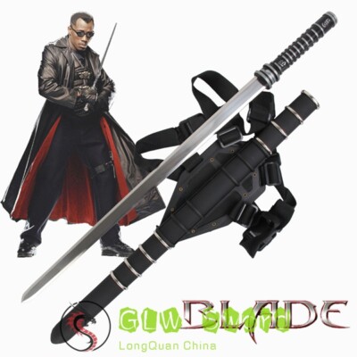 Daywalker Sword Blade Stainless Steel Movie Cosplay Swords Leather Back ...