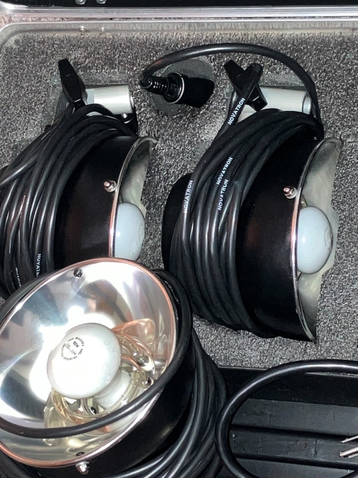 Novatron 1500VR 5 Light System Studio Lighting Kit Still Photography w ...