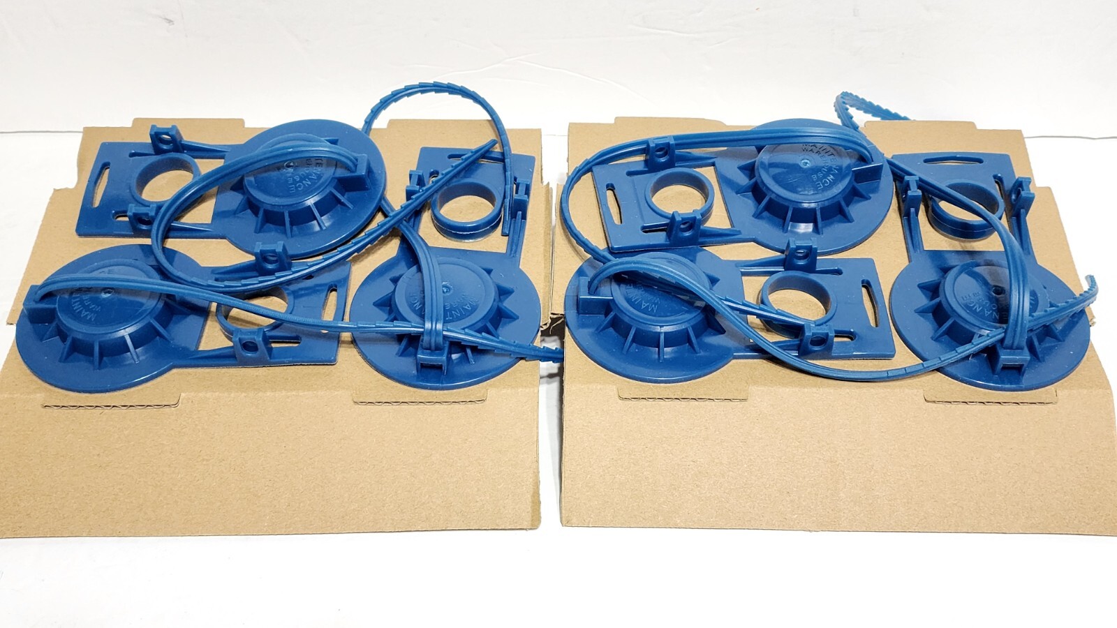 6PK Blue Universal Vinyl Toilet Tank Flapper With Pull Strap Chain ...
