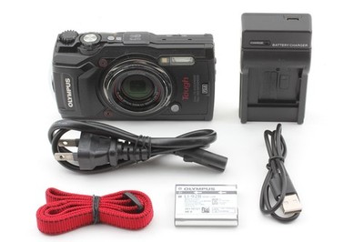 Shutter 20,112 Olympus Tough TG-5 Black 12MP Digital Camera Battery ...
