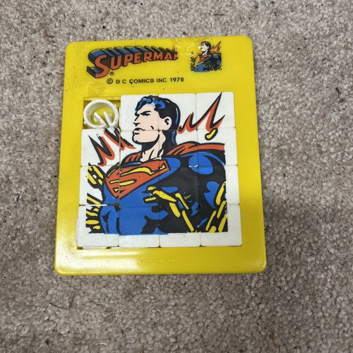 Vintage 1978 DC Comics Superman Sliding Puzzle | eBay