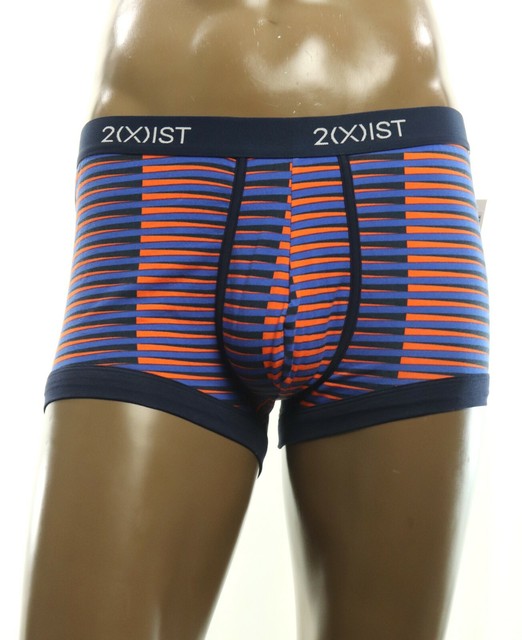 New Mens 2(X)IST 2XIST Stripe Cotton No Show Trunk Boxers Underwear M ...