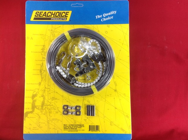 OUTRIGGER KIT ULTIMATE TROLLING CLIPS SNUBBERS LINE EYE STRAPS ...