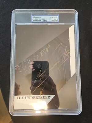 THE UNDERTAKER INSCRIBED RIP WWE WWF HAND SIGNED PHOTO AUTOGRAPH PSA | eBay
