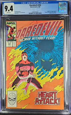 Daredevil #254 (1988) CGC 9.4 WP NM 1st app Typhoid Mary (4300557020 ...