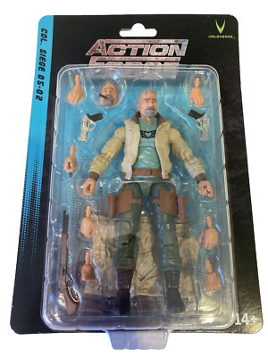 VALAVERSE ACTION FORCE 6” 1:12 GI JOE COMPATIBLE COLONEL SIEGE FIGURE ...