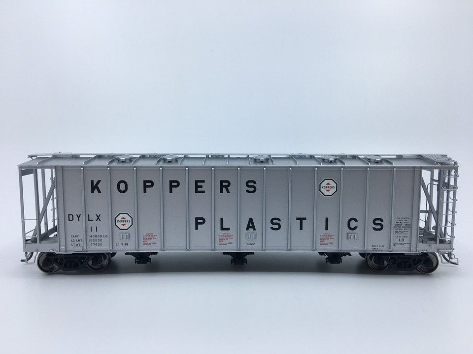 HO Tangent Koppers Plastics General American Dry-Flo Covered Hopper ...