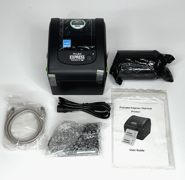 TSC ProLabel 203dpi 4" Width Black USB Direct Thermal Label Printer ...