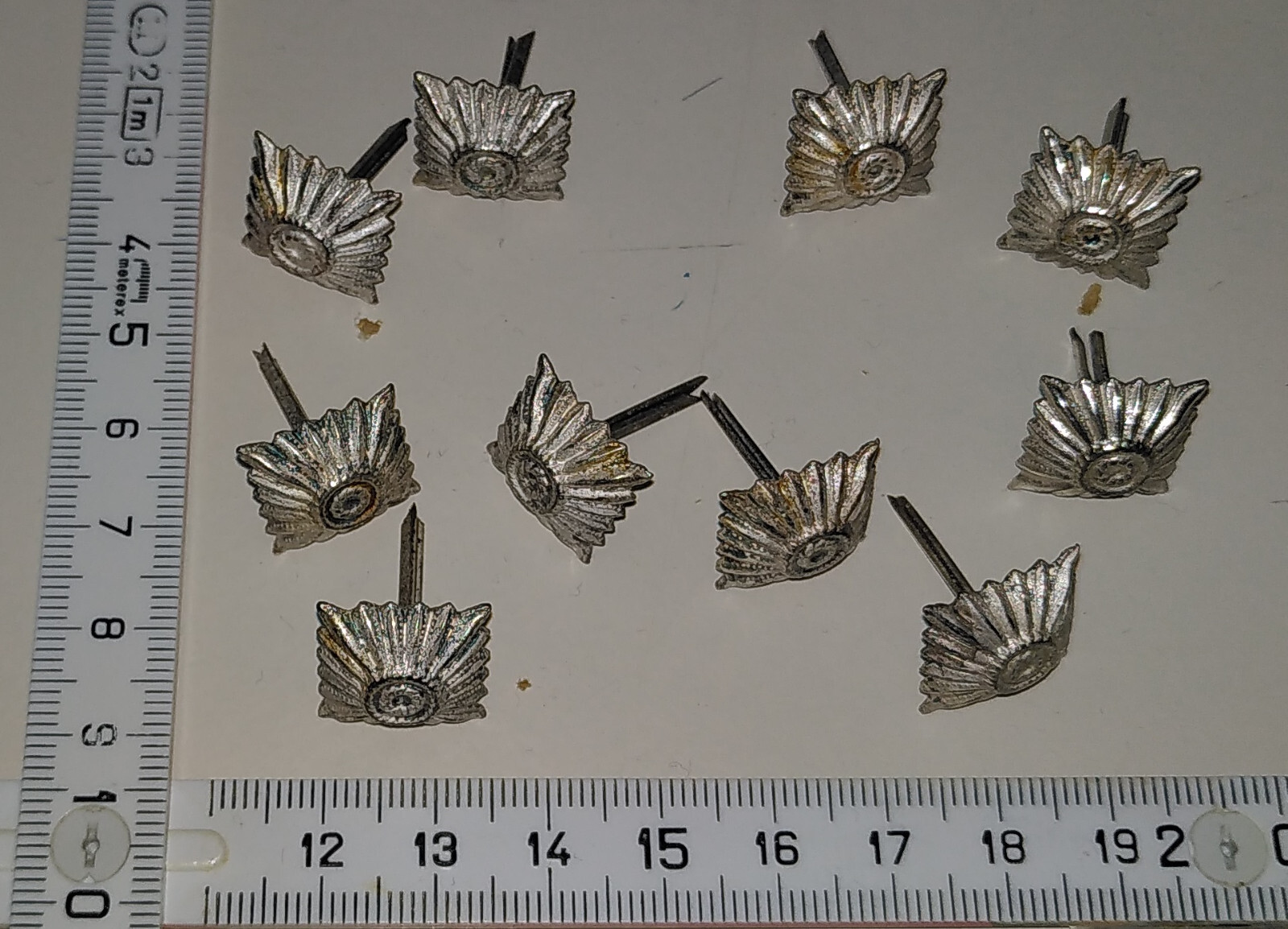 WW2 original German Army / Airforce 15mm rank pips for officers ...