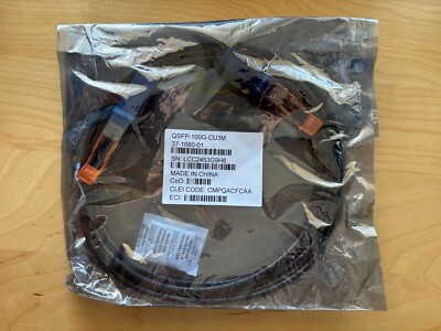 NEW Cisco QSFP-100G-CU3M 100GB CR4 3m Passive Copper Cable 37-1680-01 ...