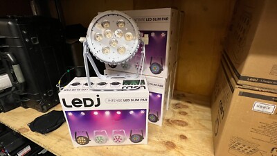 LEDJ Intense 9HEX10 LED Slim Par / UPLIGHTER White Housing | eBay UK
