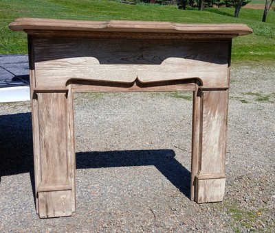 Antique Primitive Fireplace Mantel Surround 1850s Era | eBay
