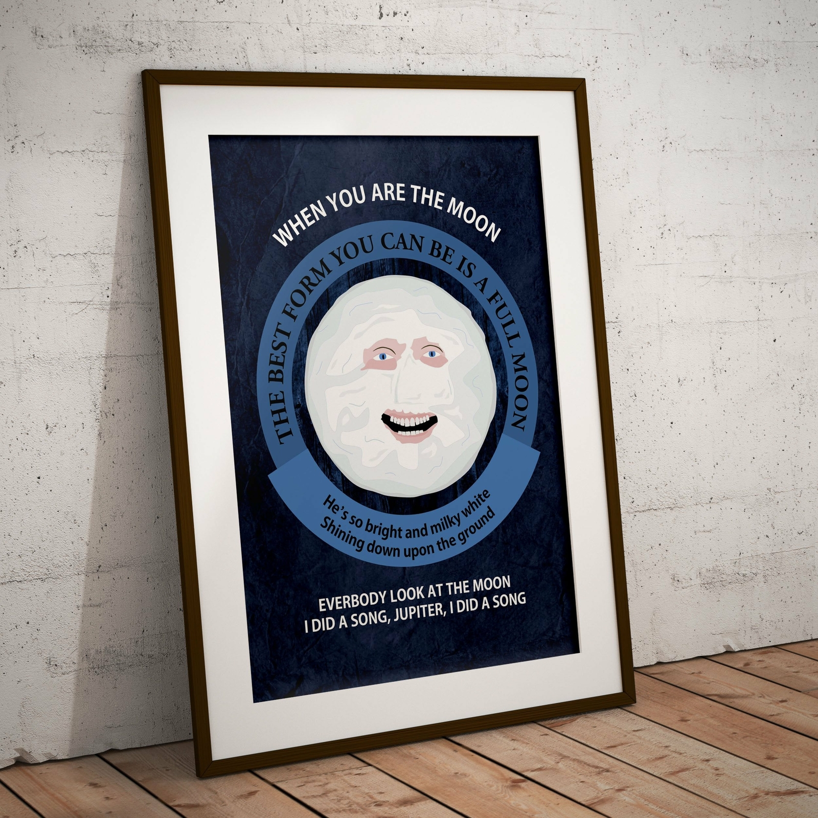 The Mighty Boosh, THE MOON, Character Quotes Print (3 Sizes) | eBay