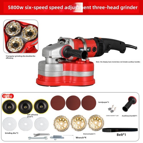 Cement Floor Grinder Concrete Magic Grinder Rough Planer Small Grinding ...