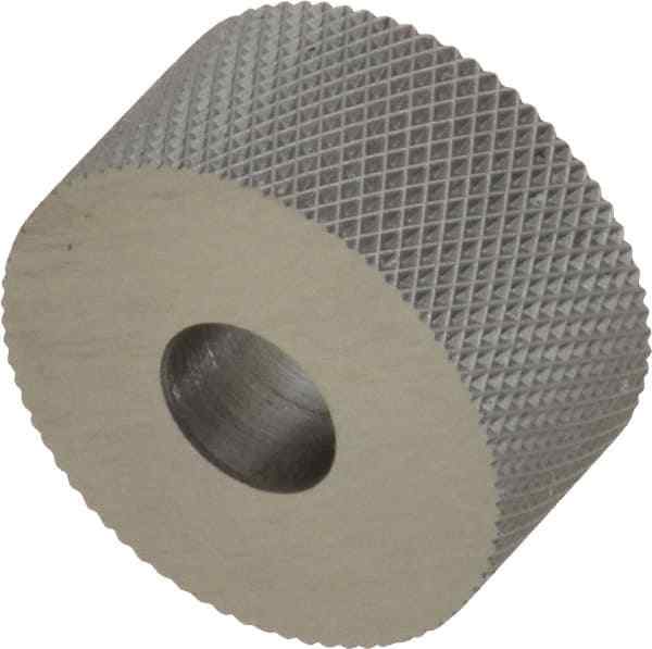 3/4" Diameter HSS Female Diamond Knurl Wheel, 80° Teeth, 96 Diametral ...