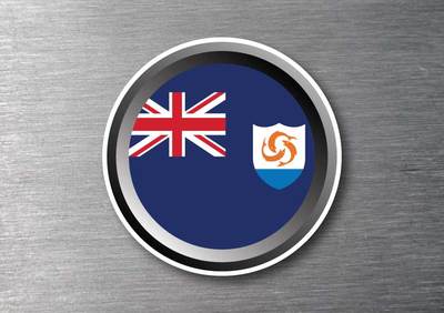 Anguilla flag sticker quality water & fade proof vinyl car ipad | eBay ...