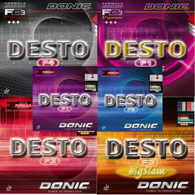 Donic Desto F1 / F2 / F3 / F4 / Tischtennisbelag / NEU und OVP / zum ...