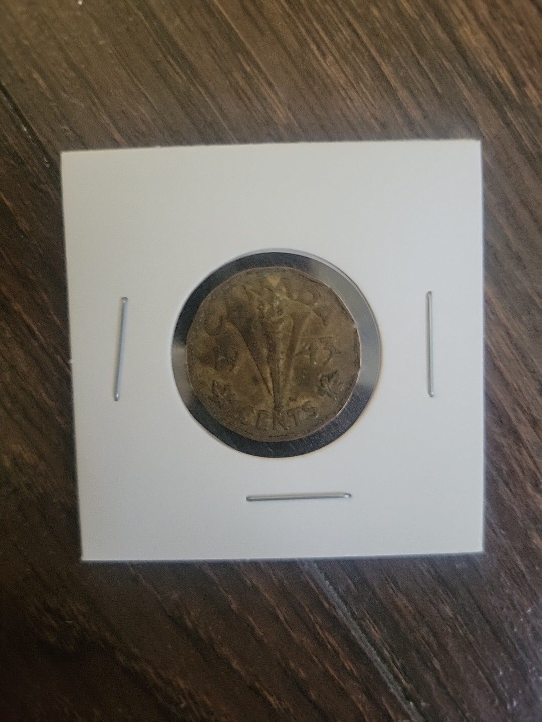 1943 Tombac Canada 5 Cents George VI Canadian Nickel Coin Five Cent ...