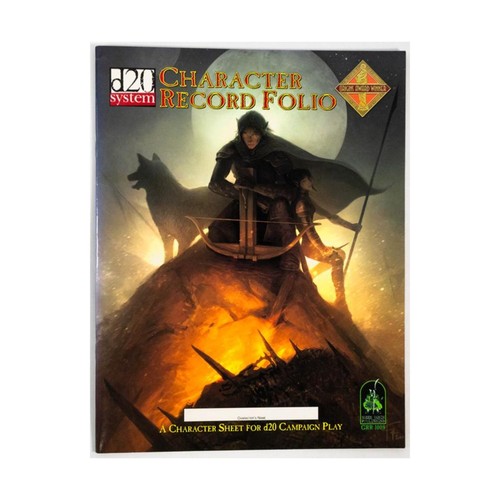 Green Ronin d20 RPG Character Record Folio (3.0) (2nd Ed) VG+ | eBay