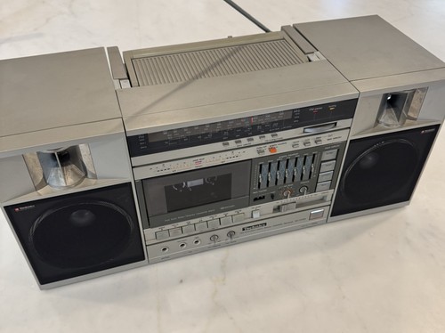 Vintage Boombox Technics SA-C05S RADIO CASSETTE RECEIVER - Works ...