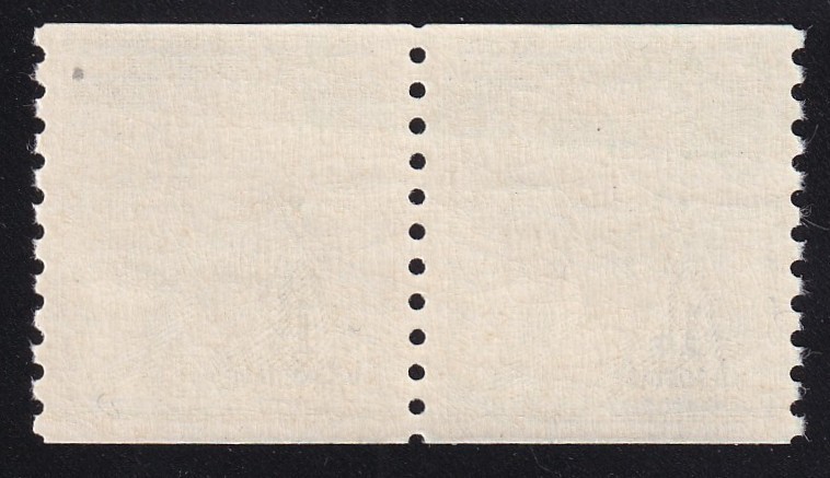 1054b 1c Washington Coil, Small Holes Variety Line Pair, VF-XF Unused ...