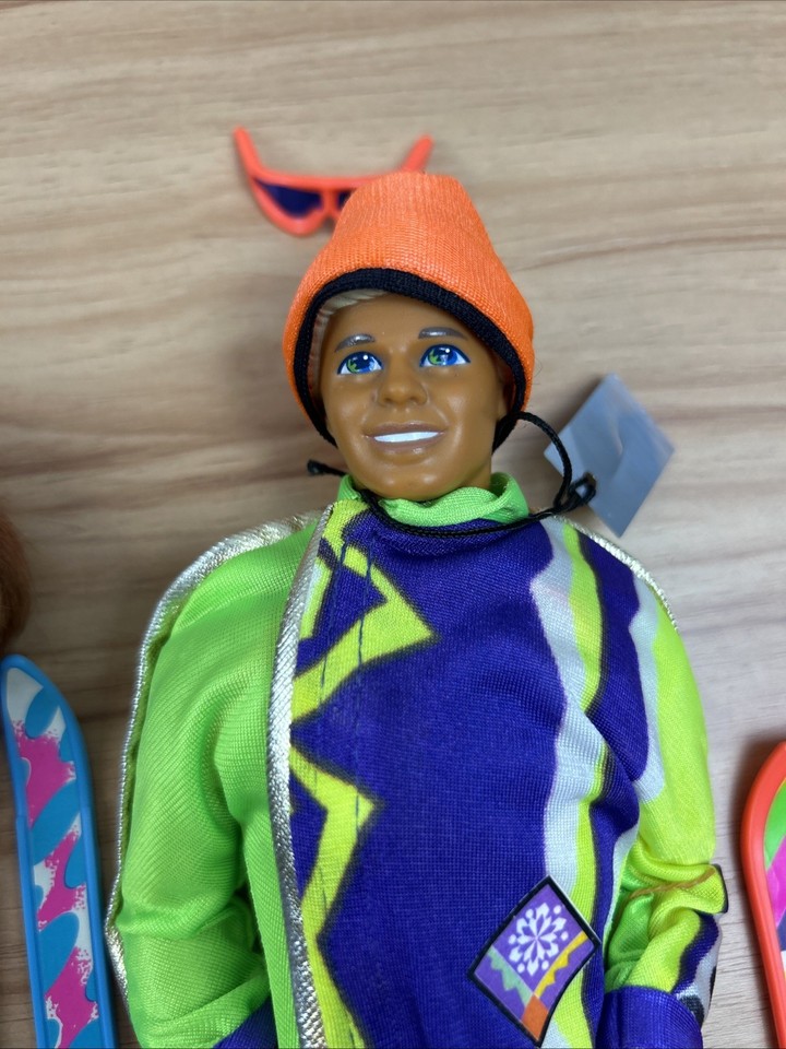 Vintage 90s Skiing Barbie’s Lot Of 6 - Midge Ski Fun Doll Ken Winter ...