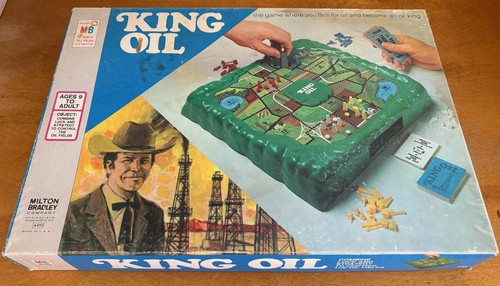 1974 King Oil Board Game by Milton Bradley Strategy Game With ...