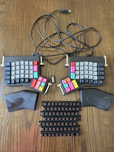 Ergodox EZ Mechanical Keyboard Ergonomic Split, Black, Switch Wrist ...