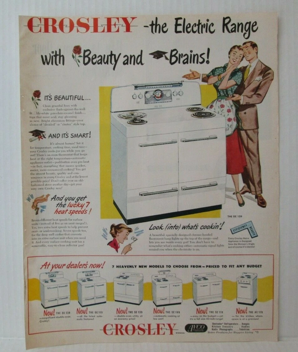 Crosley Stove Double Oven