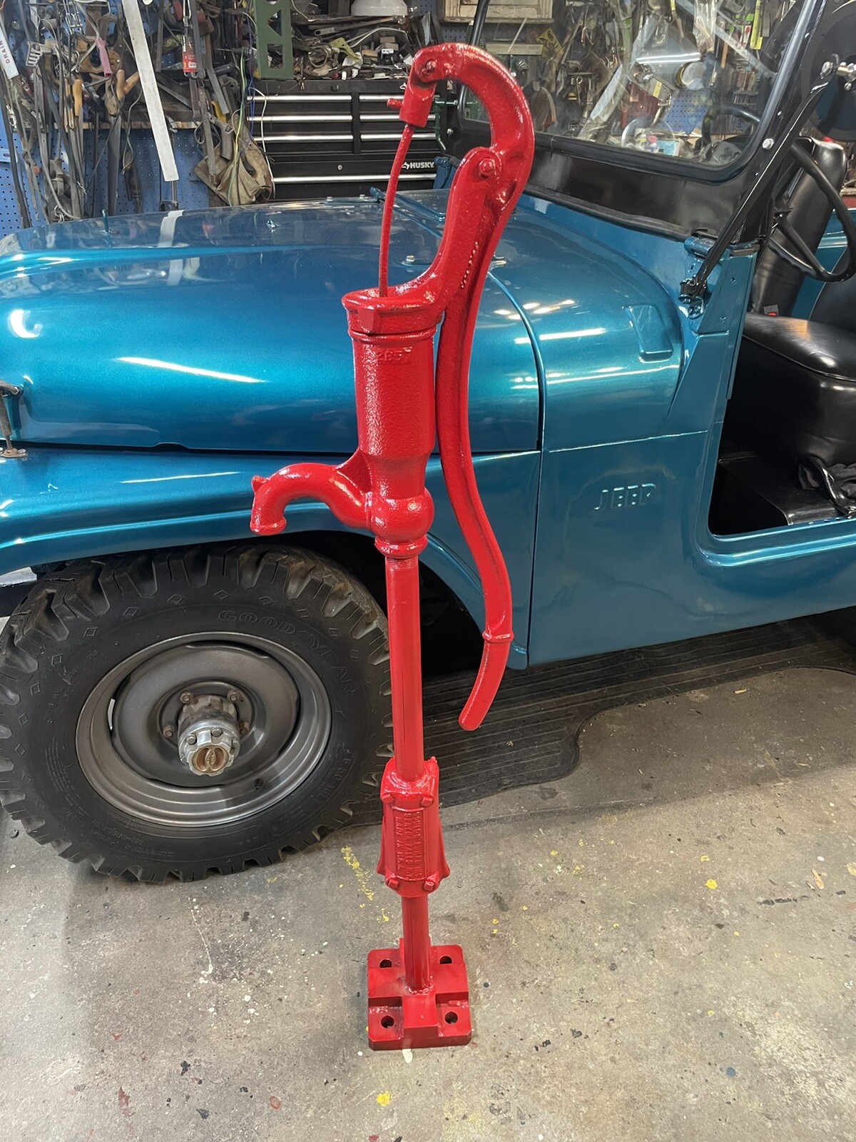 Goulds Inc Seneca Falls NY Vintage Hand Pump. On A Stand Decoration. | eBay