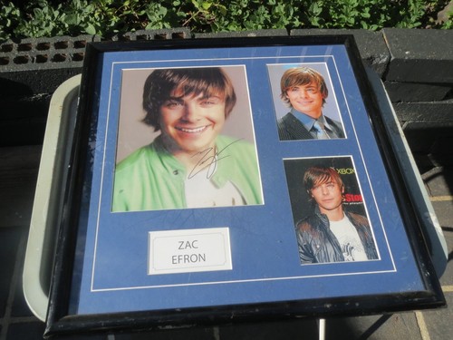 Zac Efron Signed Framed Memorabilia | eBay Australia