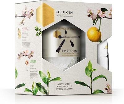 Roku Gin With Branded Glass - Gift Pack | eBay UK